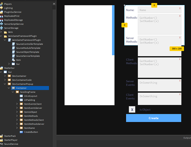 PluginGui Widget Sizing Bug Studio Bugs Developer Forum Roblox
