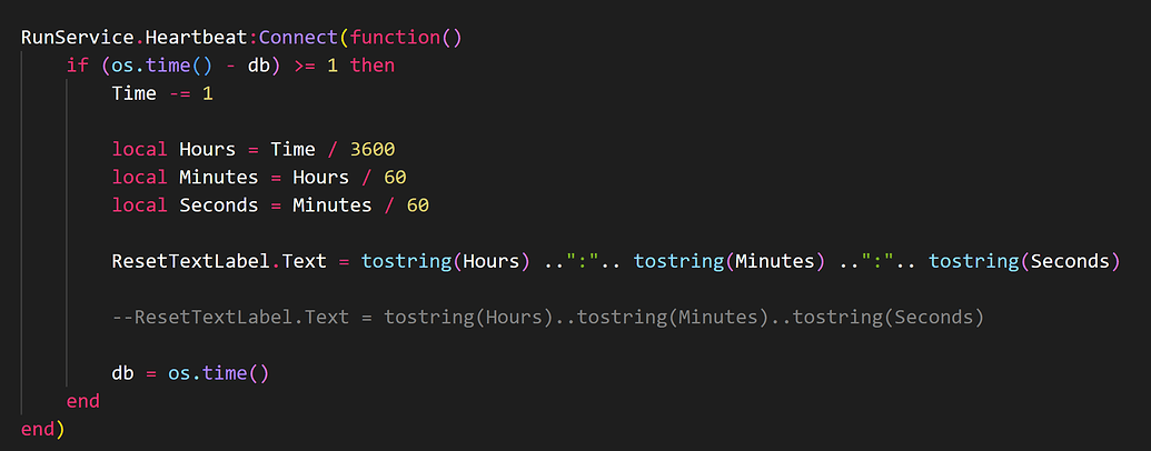 Need Help With Hour Minute And Second Timer Scripting Support