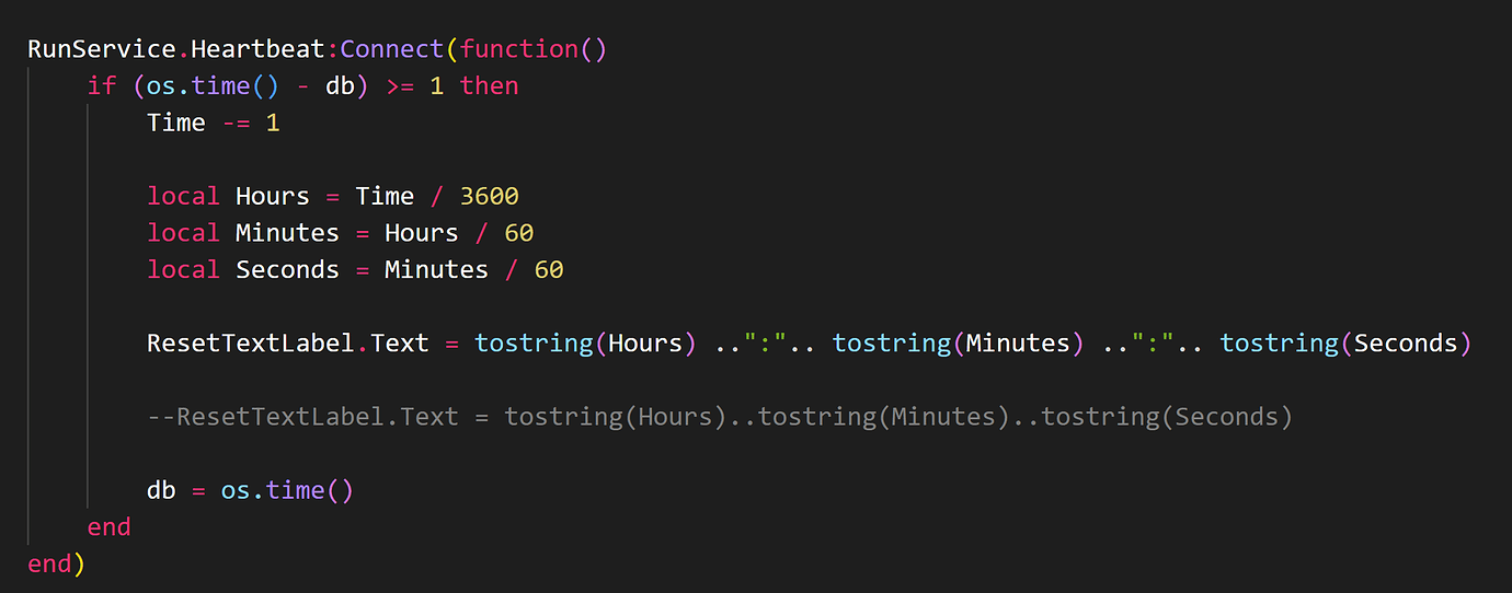 Need Help With Hour Minute And Second Timer Scripting Support