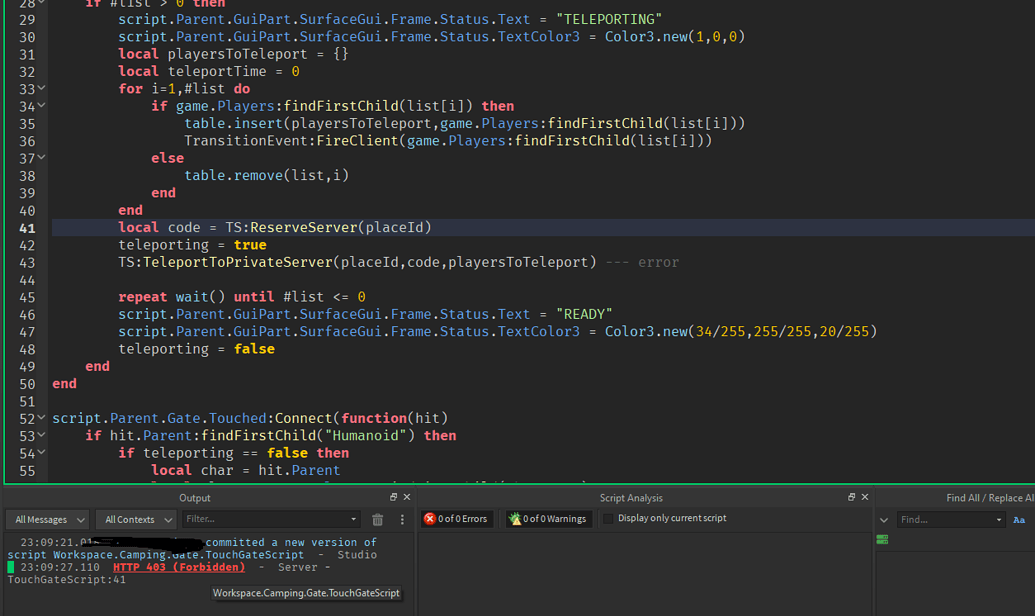 403 Forbidden Scripting Support Developer Forum Roblox