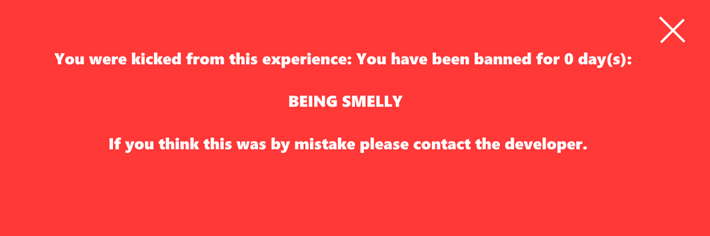 Kick Message Stopped Working With N Engine Bugs Developer Forum