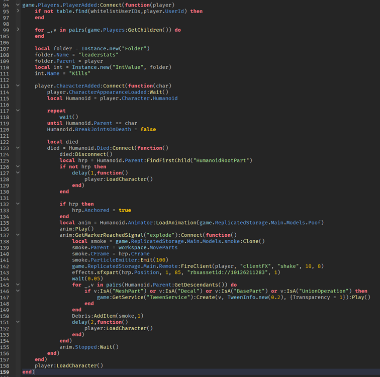 All Scripts Breaking After Resetting Or Dying Scripting Support