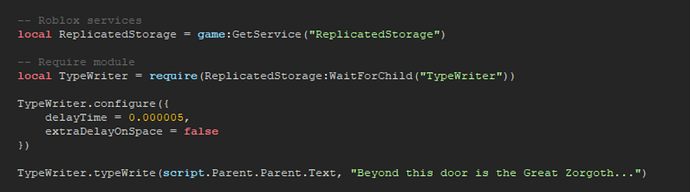TypeWriter Effect Goes Too Slow Scripting Support Developer Forum
