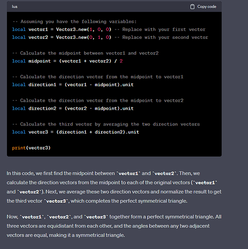 How To Get Opposite Point Relative To Corner Scripting Support