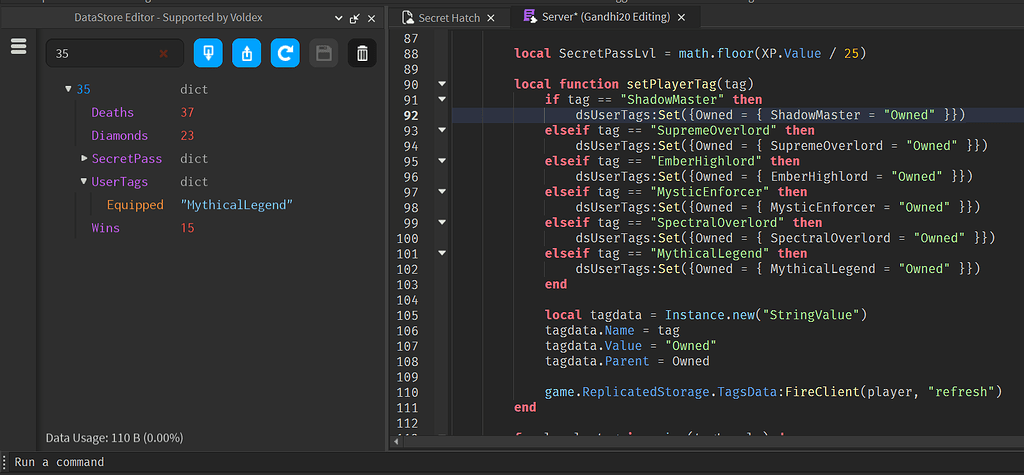 DataStore2 Tables Not Saving No Errors In Console Scripting