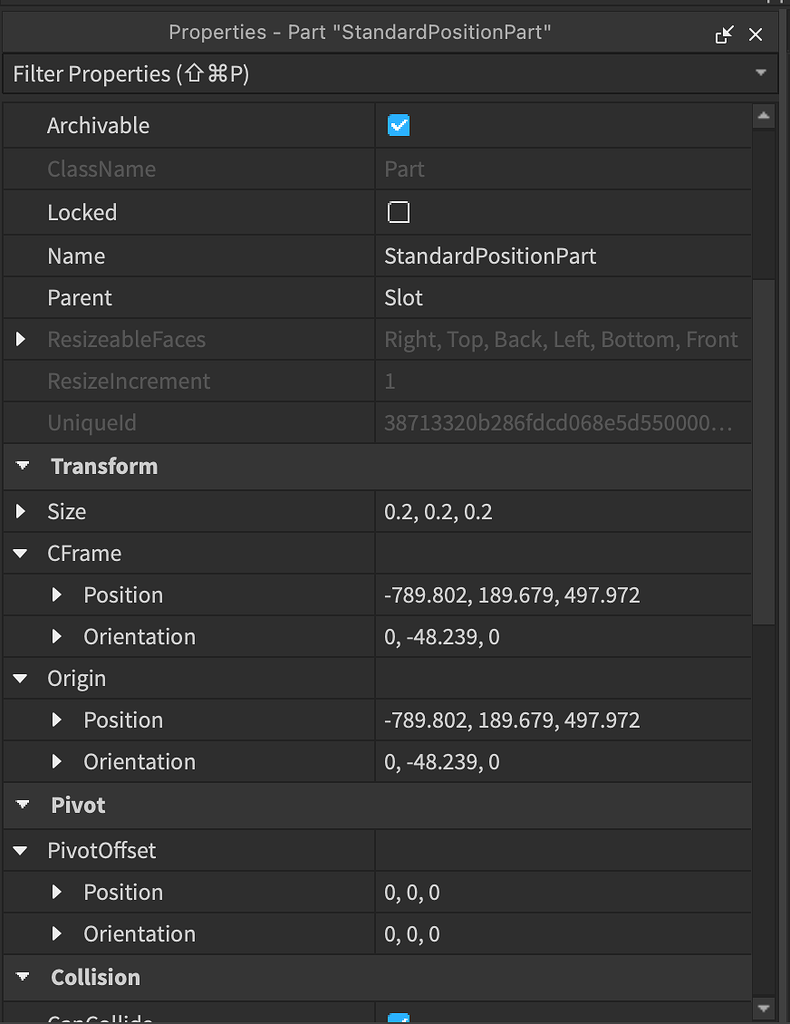 World CFrame Of Object CFrame Not In Correct Position Scripting