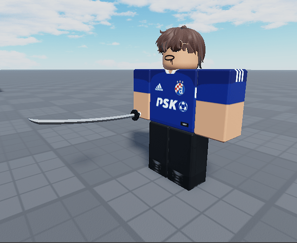 Sword Equipping In The Middle Of The Arm R6 Scripting Support