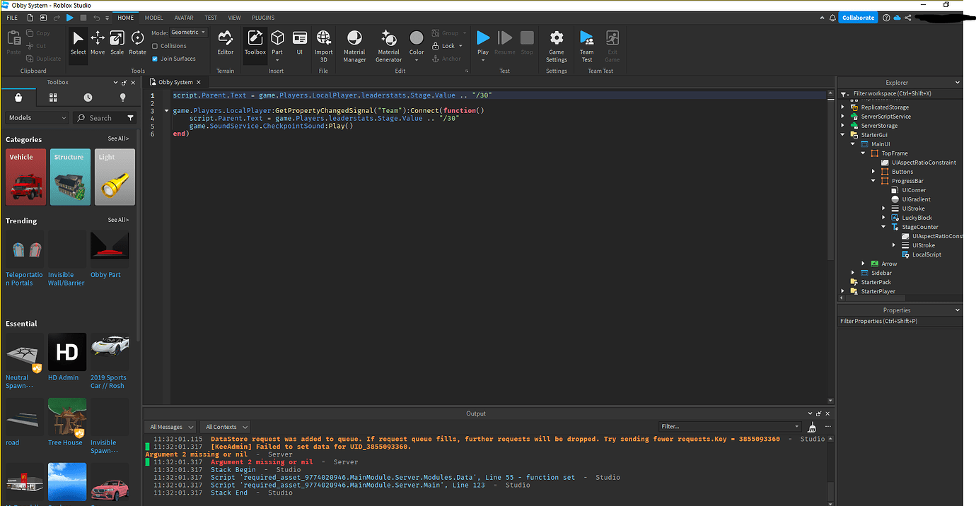 Roblox Studio Docking Issue Platform Usage Support Developer Forum
