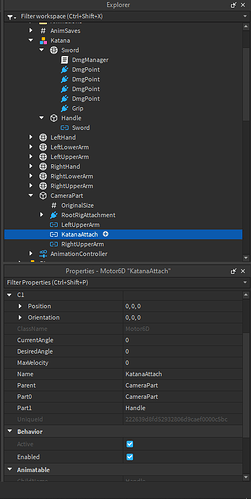 Weapon Animation Not Rotating But Is Moving Scripting Support