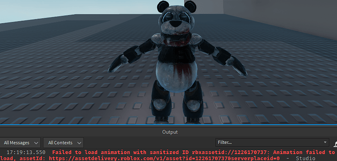 Animation Sanitized ID Error Keeps Popping Up Scripting Support