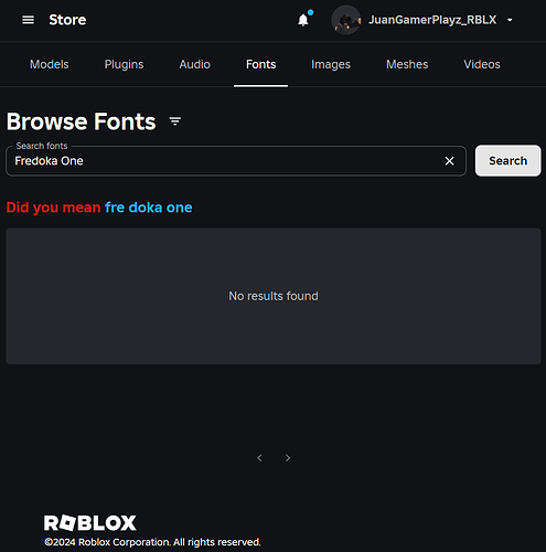 Missing Fonts In Creator Store Previously Available Fonts No Longer