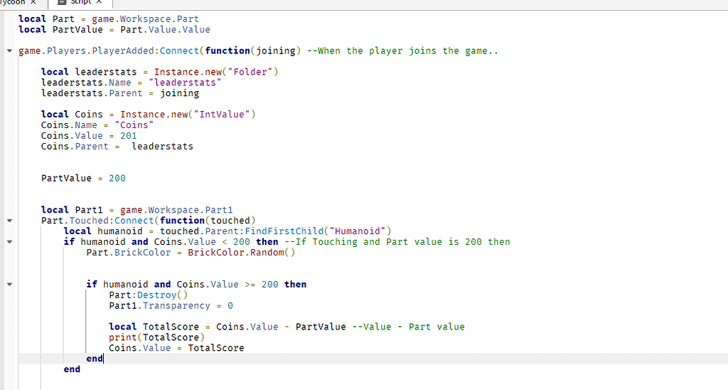 Why Isnt Part1 Transparency Not 0 Scripting Support Developer