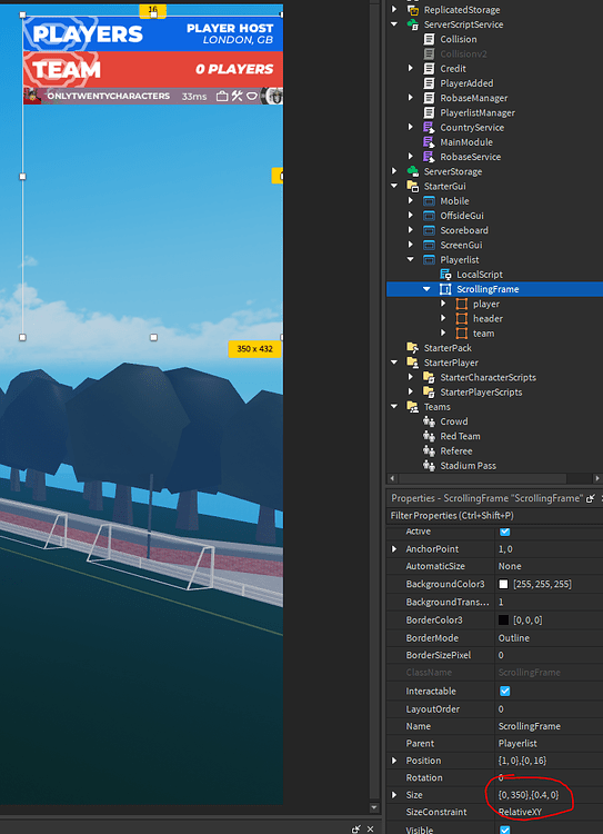 Ui Created Using Offset Is Appearing Differently On Mobile To Pc Art