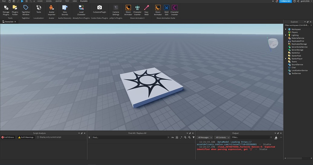 Cloud Fortnite Dances Expected Identifier When Parsing