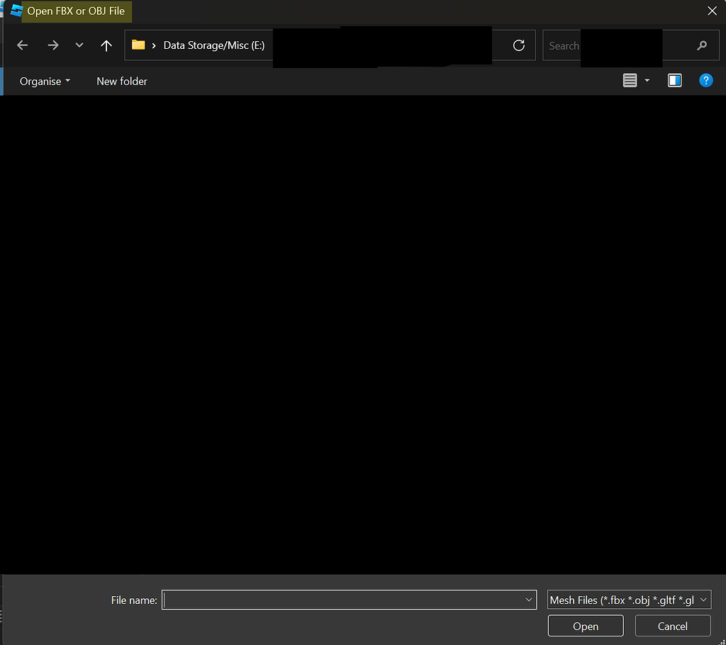 Mesh Import Dialog Name Doesn T Mention GLTF GLB Being Supported
