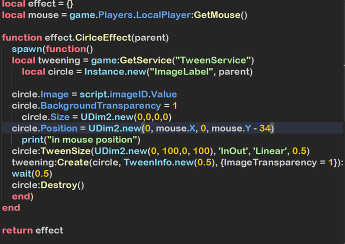 Circle Type GUI Effect Not Positioning At Mouse Platform Usage