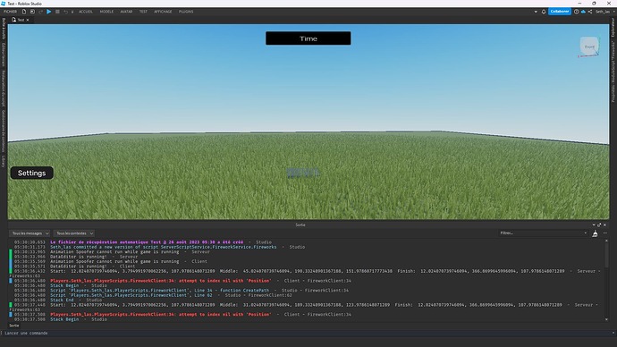 Resolved How Fix Attempt To Index Nil With Position Scripting