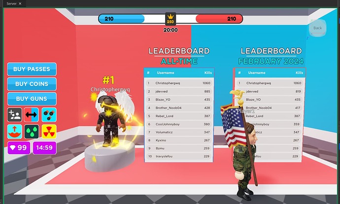Global Leaderboard Displays Right For Server But Not For Clients