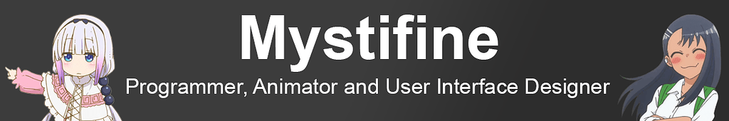 OPENED FOR UI Mystifine Programmer Animator And UI Designer