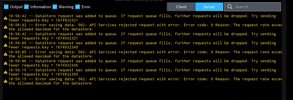 The Request Rate Exceeds The Allowed Maximum For The Datastore Engine