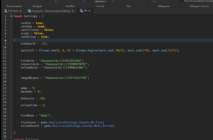 Client 203 Attempt To Index Nil With AimSmooth Scripting Support