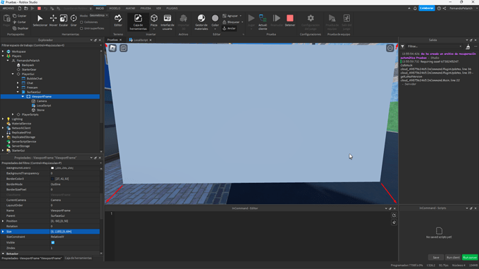 Adapt Frame S Position Size In Surface Gui To Player S Screen