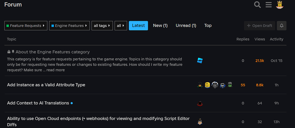 Unable To Create Topics As A Regular In Feature Requests And Bug