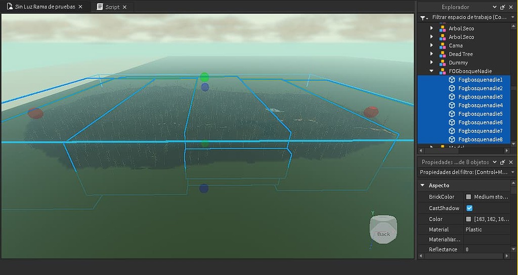 The Fog Disappears If I Touch Another Part Scripting Support Developer Forum Roblox