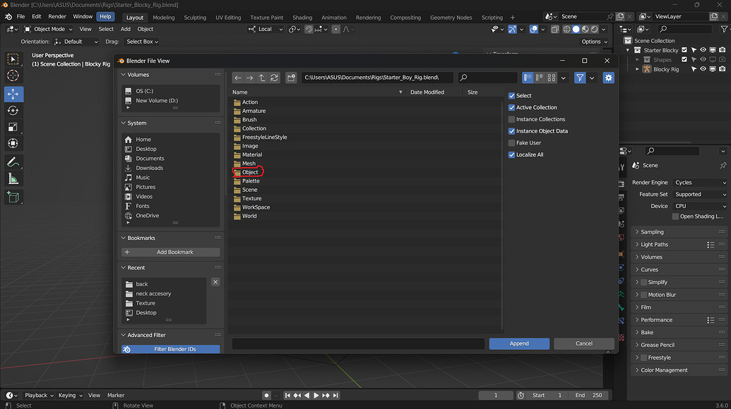 Help With Appending Rigs For GFX Creations Feedback Developer Forum