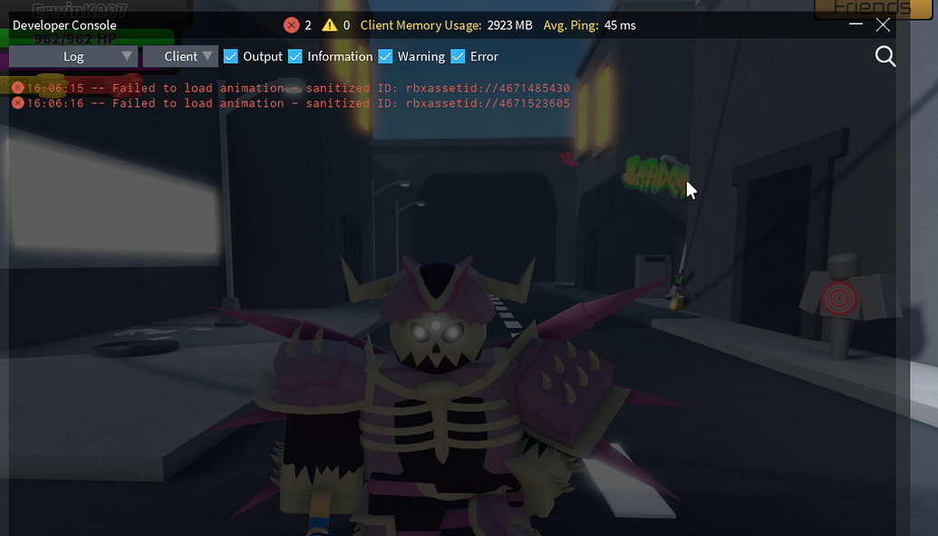 Failed To Load Animation Sanitized ID Scripting Support Developer