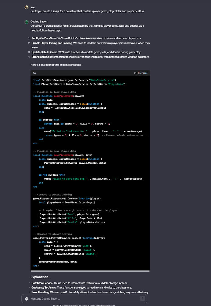 Need Help Coding Try My Custom GPT AI Community Resources