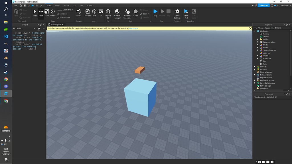Make A Part Parented To ReplStorage Move With His Attached Part Scripting Support Developer