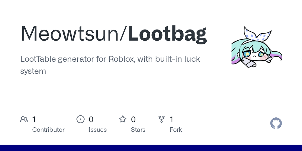 Lootbag Random Item With Built In Luck System Community Resources