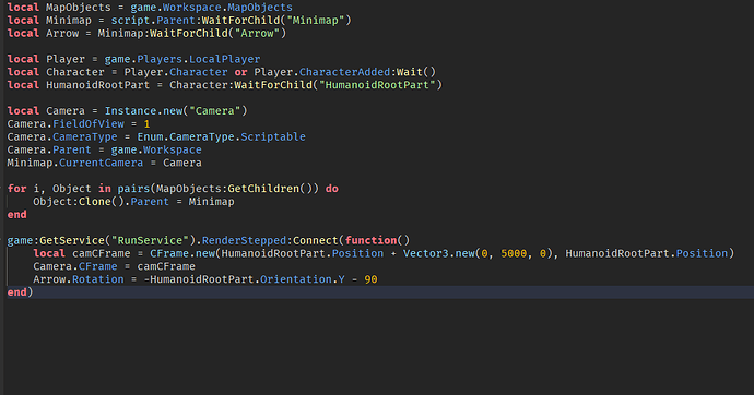 Minimap Rendering Scripting Support Developer Forum Roblox
