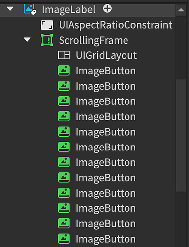 Items Inside Of Scrolling GUI With UIListLayout UIGridLayout Not