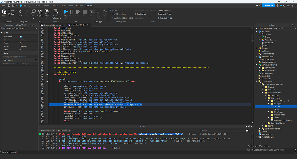 Script Not Allowing Me To Change An IntValue Solved Scripting