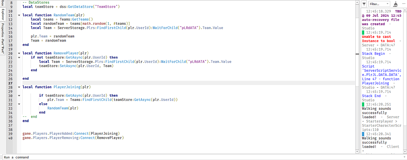 Unable To Cast Instance To Bool Scripting Support Developer Forum