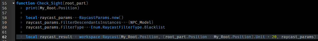 Raycast Returns Nil And I Don T Know How To Fix It Scripting