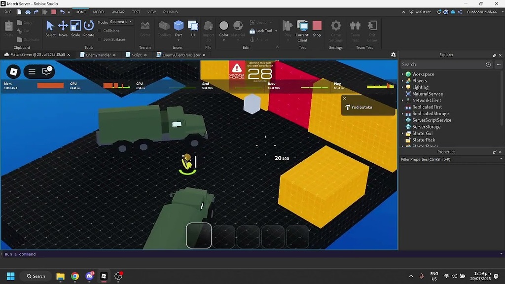 AlignOrientation Not Working On Client Side Scripting Support Developer Forum Roblox