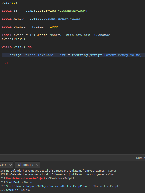 How To Make A Money Increase And Decrease Animation Scripting Support