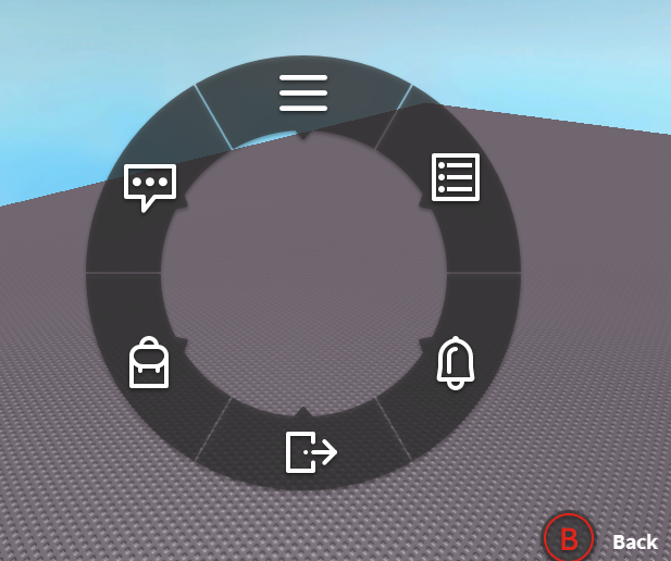 CoreGui Controller Radial Menu Toggle Able With Controller Studio