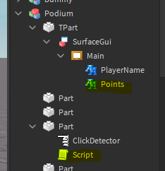 Displaying Leadersats On A GUI Scripting Support Developer Forum