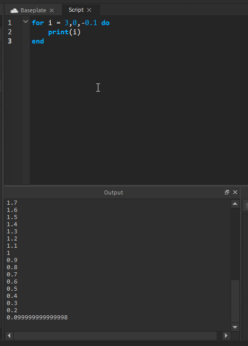 Incorrect Math Scripting Support Developer Forum Roblox