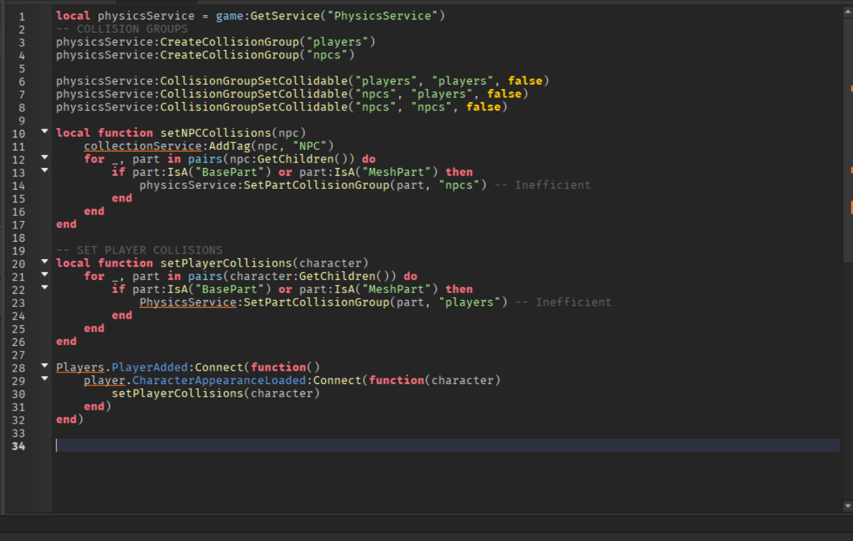 Help With Npc Collisions Scripting Support Developer Forum Roblox