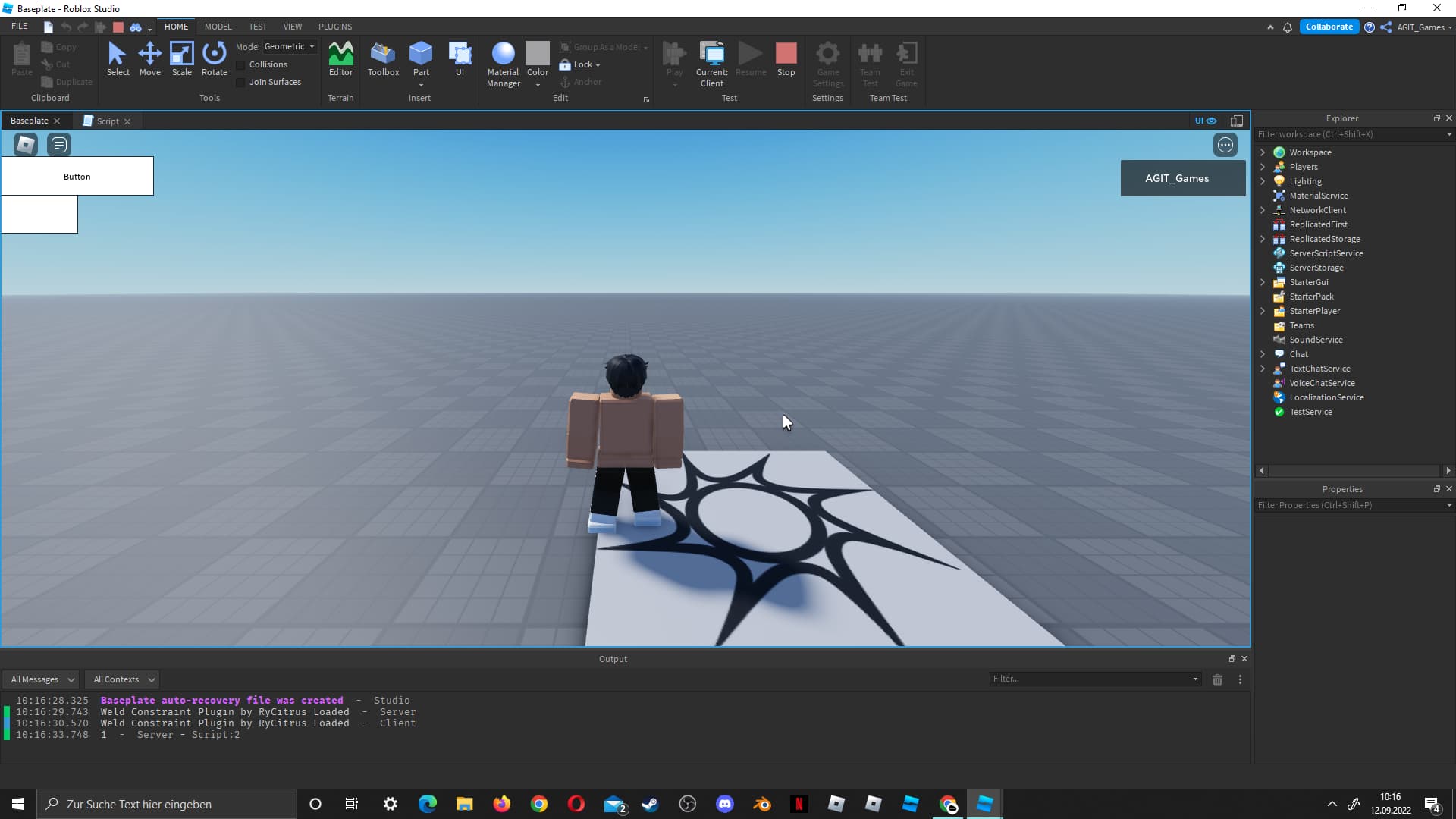 Serverscript Working In Client Scripting Support Developer Forum Roblox