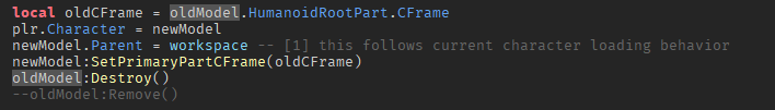 HumanoidRootPart Is Not A Valid Member Of Model StarterCharacter