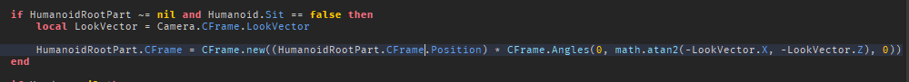 Invalid Argument Cframe Expected Got Vector Scripting Support