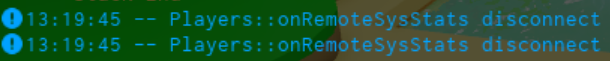 Players OnRemoteSysStat Disconnect Scripting Support Developer