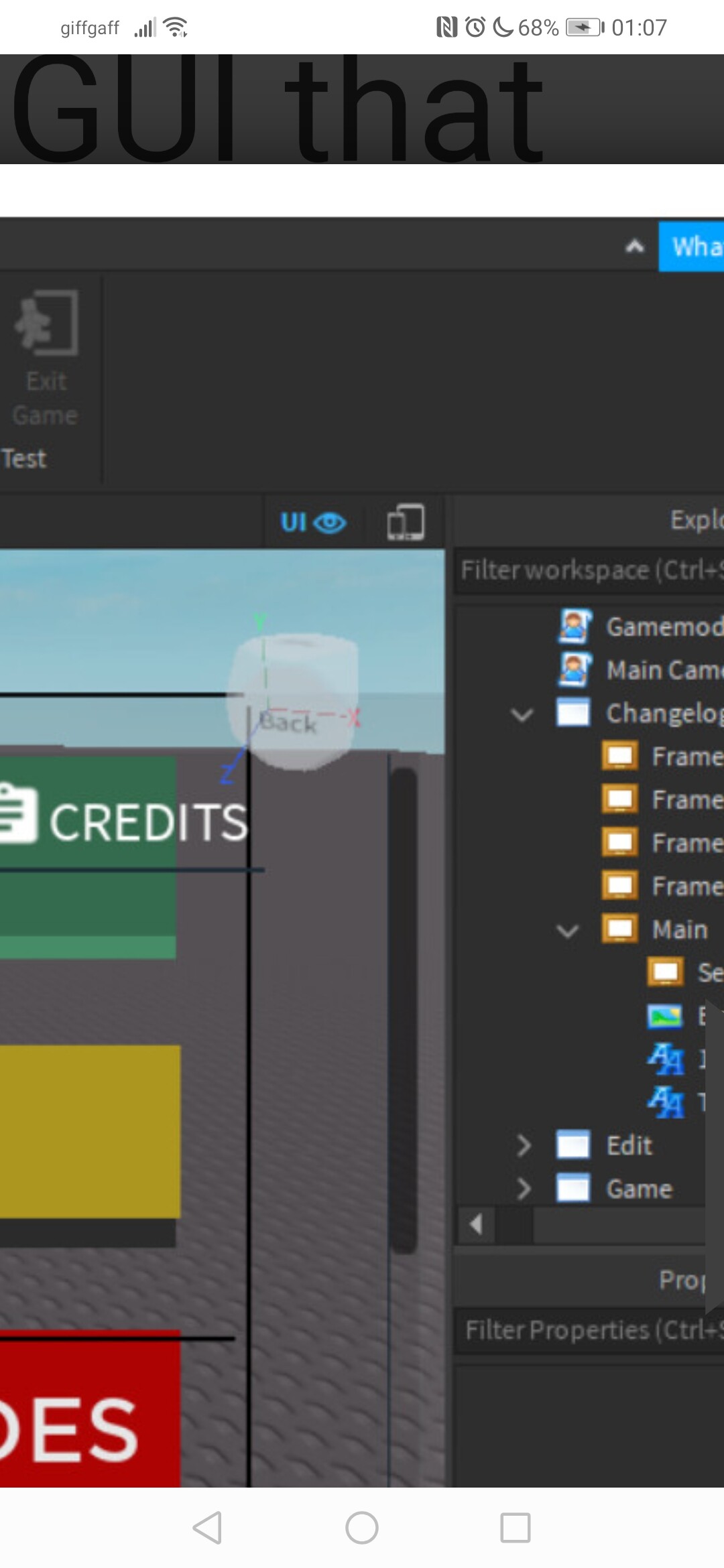 GUI In Studio Different From GUI In Game Art Design Support Developer Forum Roblox
