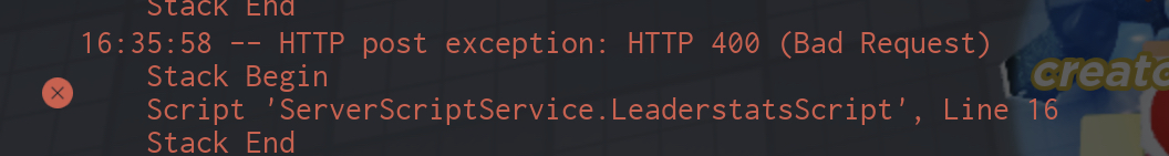 Why Do I Keep Receiving This Bad Request Error Scripting Support Developer